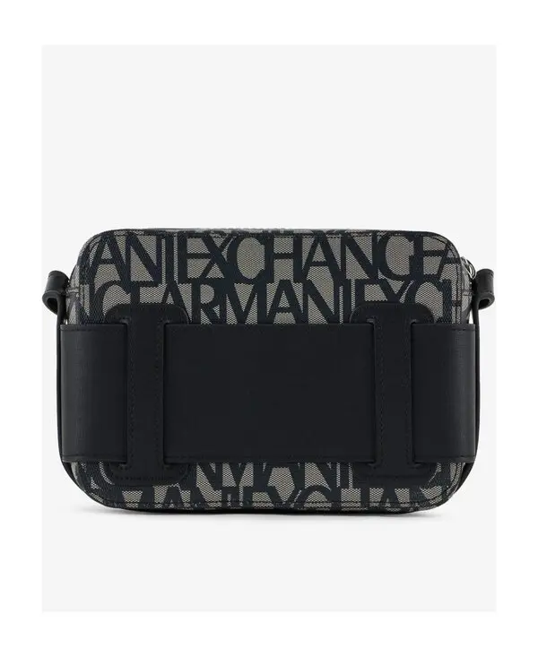 Armani Exchange Monogram Camera Case Bag With Adjustable Shoulder Strap