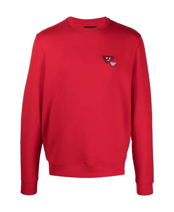 Emporio Armani Logo Patch Sweater