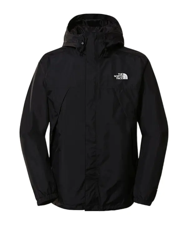 The North Face Antora Jacket Waterproof Hooded Rainwear - Black