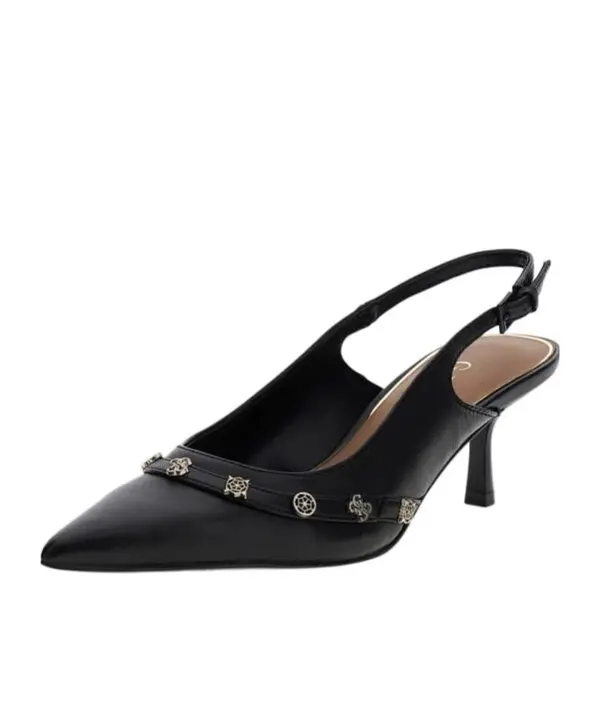 Guess Yanai 4g Peony Logo Slingbacks