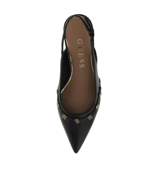 Guess Yanai 4g Peony Logo Slingbacks