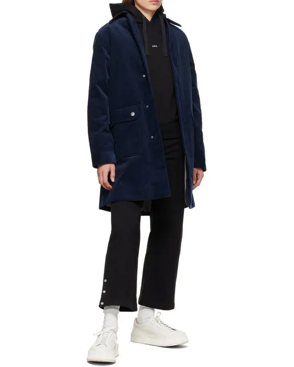 A.p.c. Logo Detailed Drawstring Hoodie