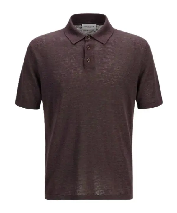ROBERTO COLLINA Short-sleeved Polo Shirt