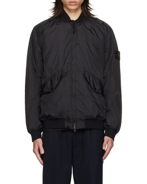 Stone Island Zipped Bomber Jacket