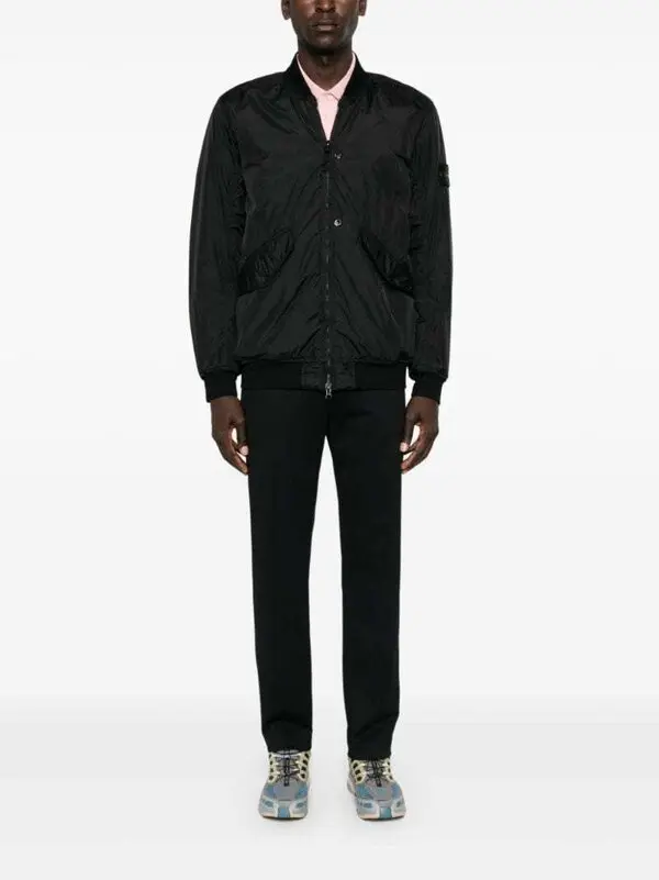 Stone Island Zipped Bomber Jacket