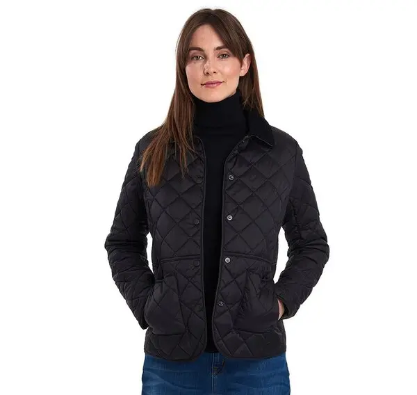 Barbour Deveron Quilted Jacket - Black