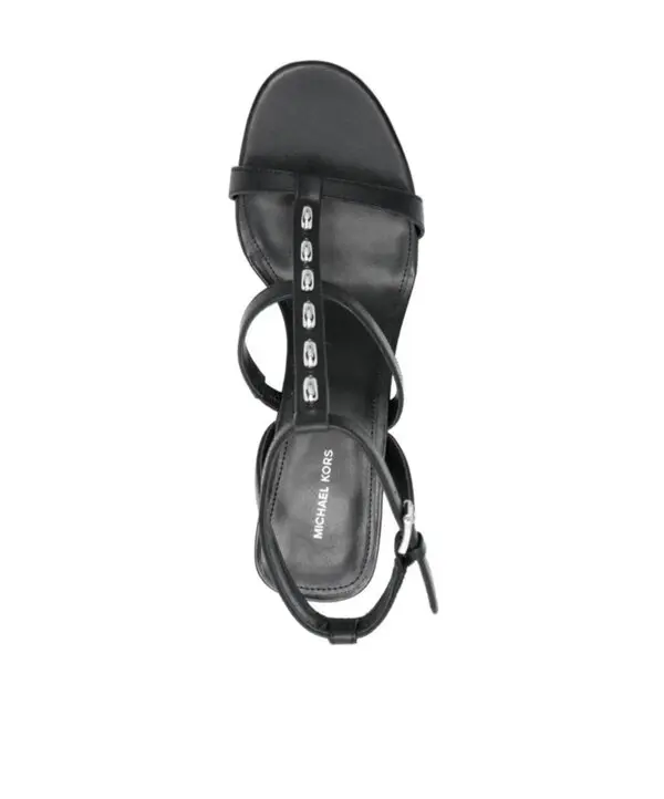 Michael Kors Nara Studded Leather Sandals