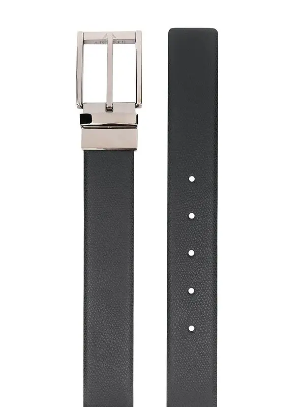 Emporio Armani Logo Engraved Reversible Belt