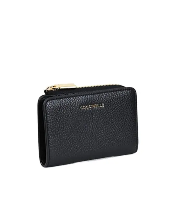 COCCINELLE Logo Lettering Zipped Wallet