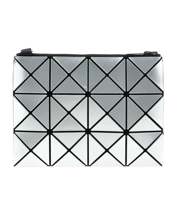 Issey Miyake Lucent Geometric-panel Cross-body Bag - Gray