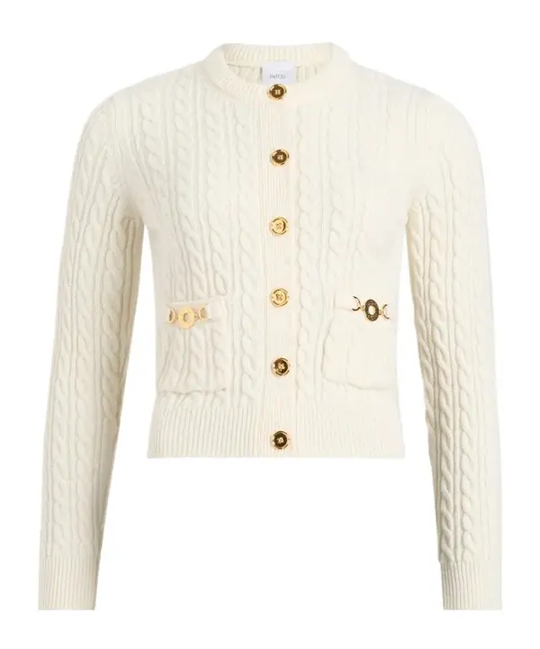 PATOU Button Long-sleeved Sweater