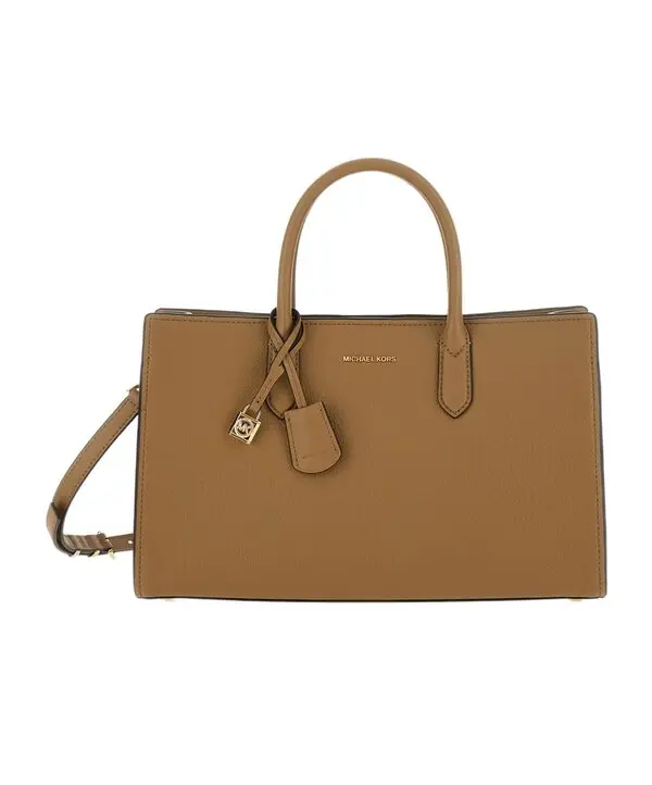 Michael Kors Scarlett Medium Satchel Bag - Beige