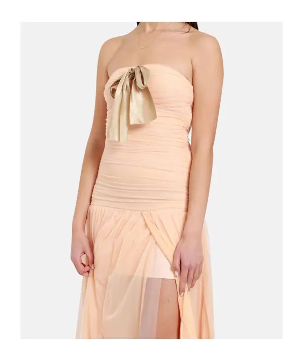 ANIYE BY Bow Strapless Dress