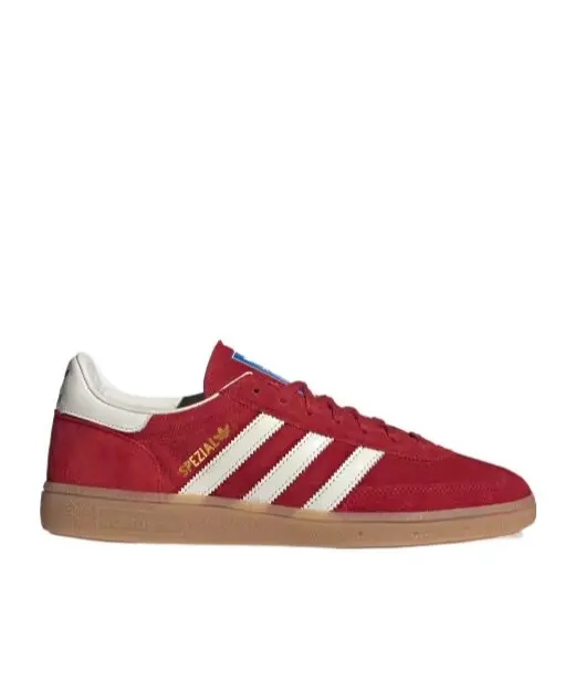 ADIDAS ORIGINALS Spezial Three-striped Lace-up Sneakers - Red