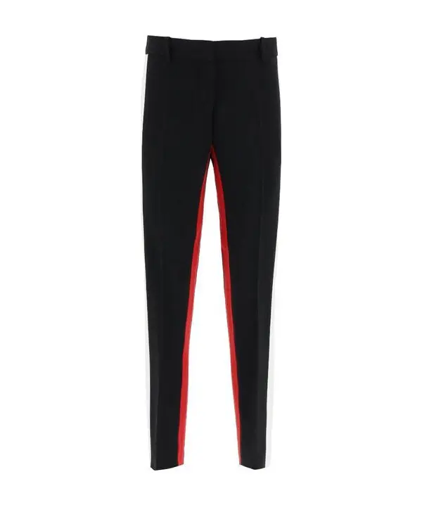 N.21 Crepe Straight-leg Trousers - Black