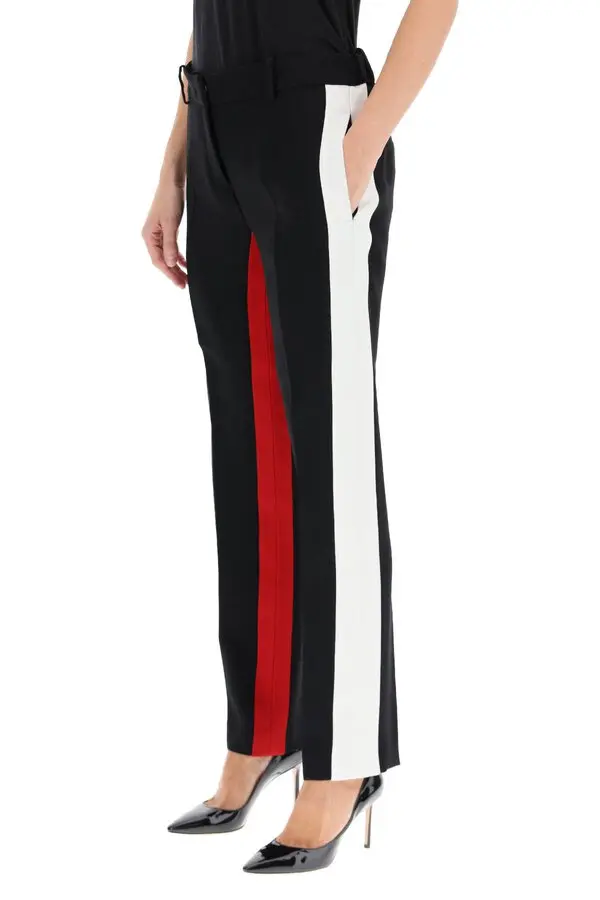 N.21 Crepe Straight-leg Trousers