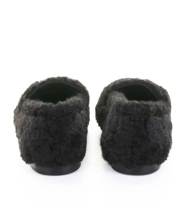 Casadei Shearling Slip-on Loafers