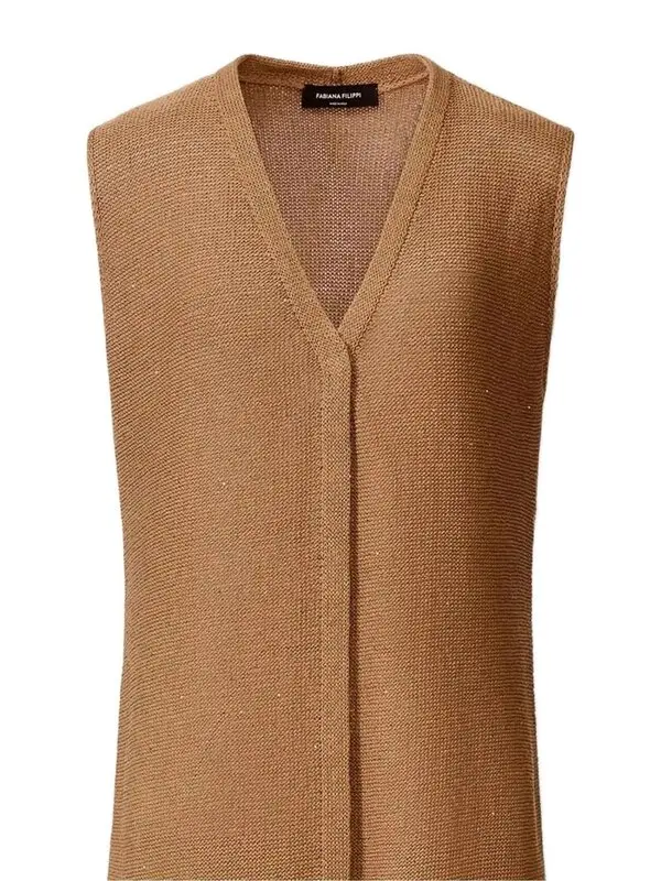Fabiana Filippi Sequined Long Cardigan