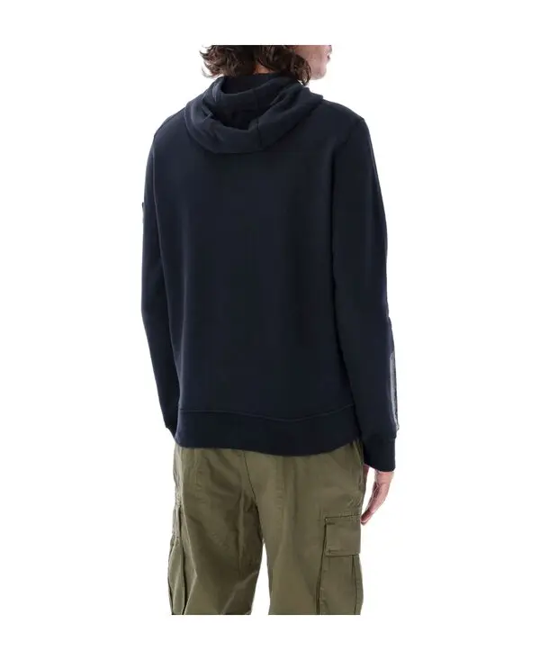 Stone Island Compass-motif Cotton Hoodie