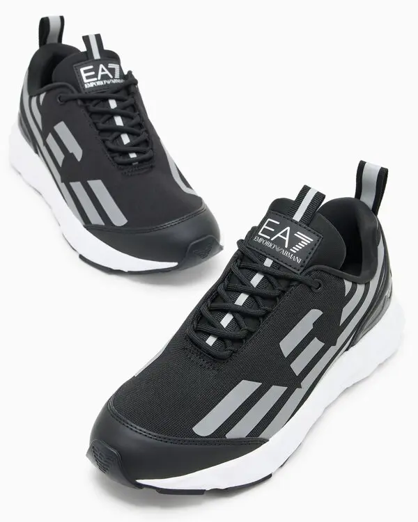 EA7 Logo-print Sneakers