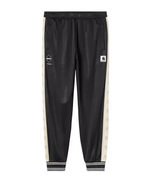 Carhartt Work In Progress Logo Stripe Track Pants - Black