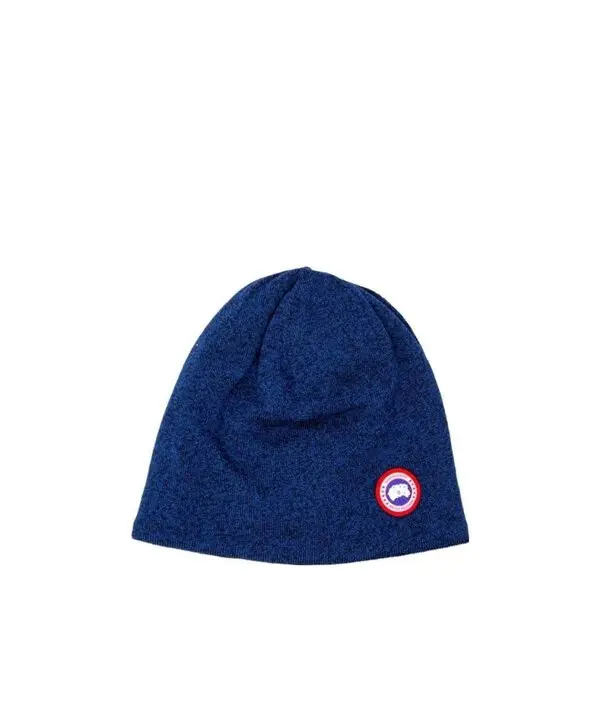 Canada Goose Logo Patch Knitted Beanie
