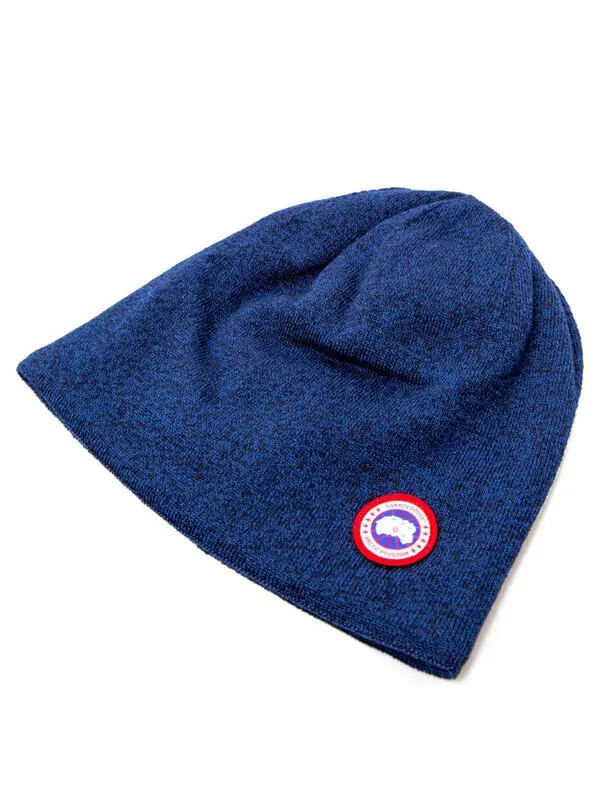 Canada Goose Logo Patch Knitted Beanie