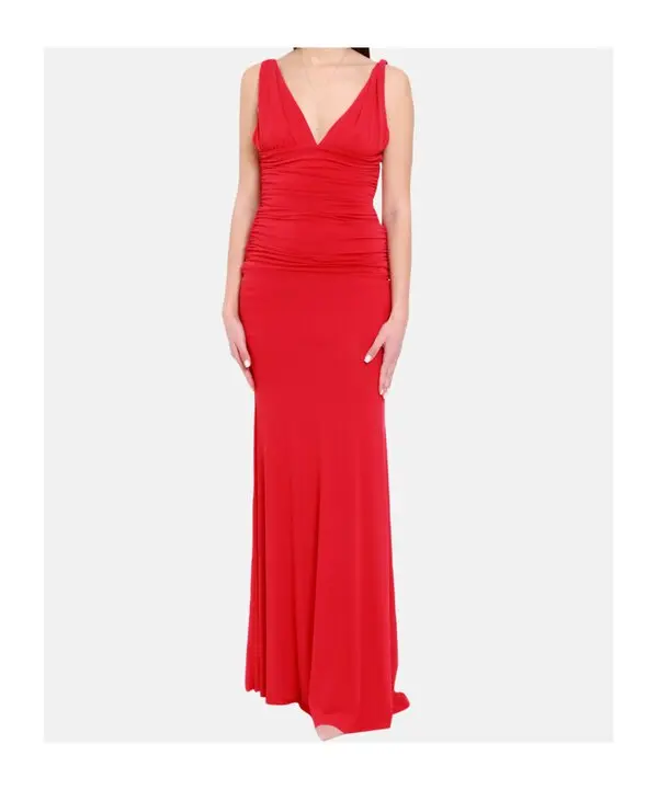 ANIYE BY Pleated Detail Maxi Dress