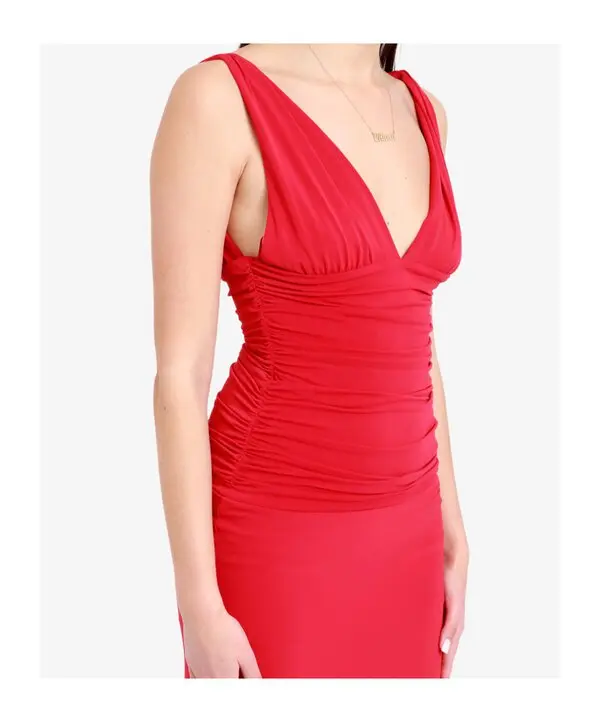 ANIYE BY Pleated Detail Maxi Dress
