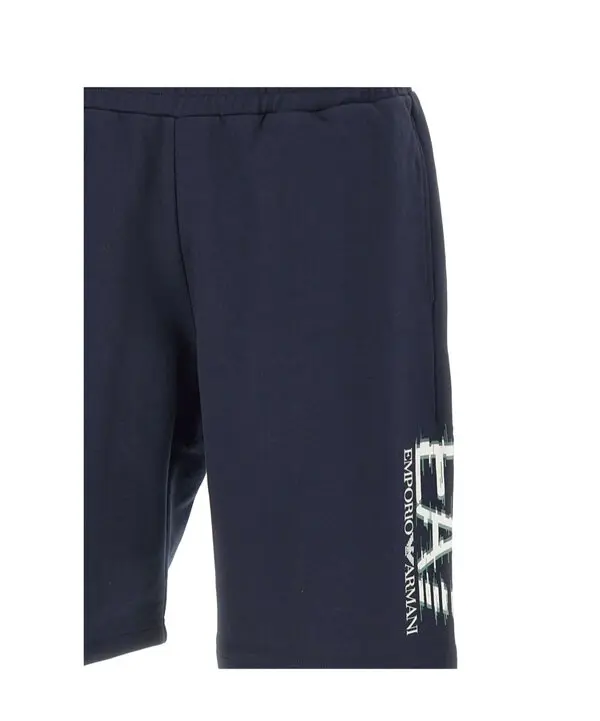 EA7 Logo Drawstring Shorts