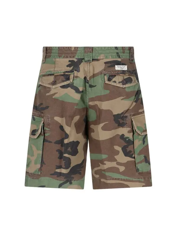 Polo Ralph Lauren Camouflage Knee-length Cargo Shorts