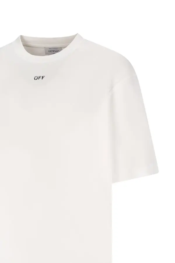Off-White Thinkman Logo Printed Crewneck T-shirt