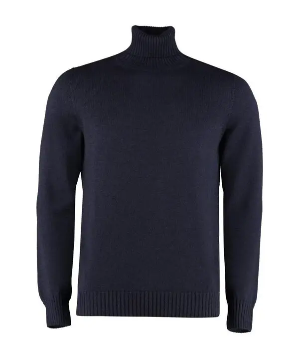 DRUMOHR Ribbed Turtleneck Knitted Sweater