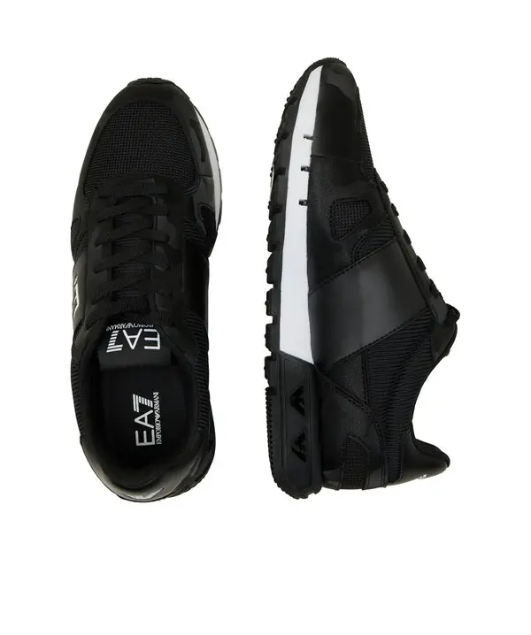 EA7 Logo-debossed Sneakers