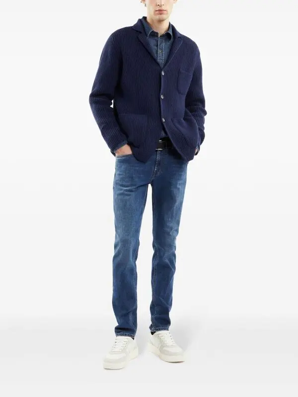 FAY Five-pocket Design Slim-cut Jeans