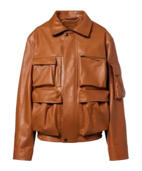 LEMAIRE Leather Blouson Jacket