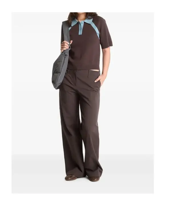 Samsøe Samsøe Contrast Polo Top