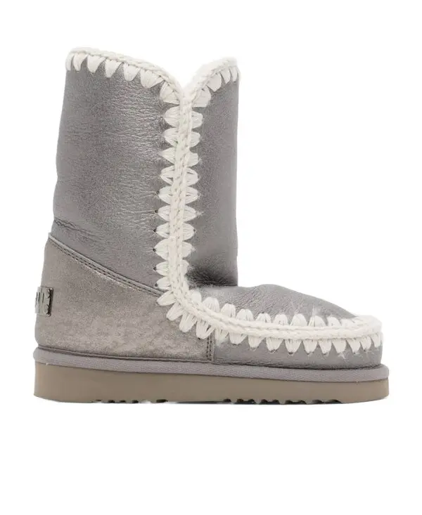 Mou Eskimo 24 Metallic Whipstitch-trim Boots