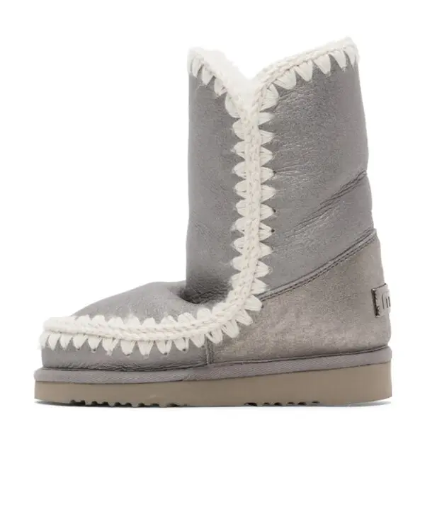 Mou Eskimo 24 Metallic Whipstitch-trim Boots