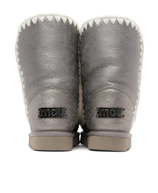 Mou Eskimo 24 Metallic Whipstitch-trim Boots