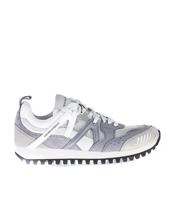 Emporio Armani Logo Sneakers - White