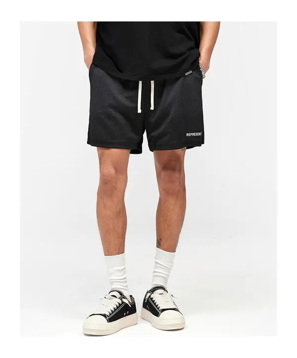 REPRESENT Washed Mesh Shorts