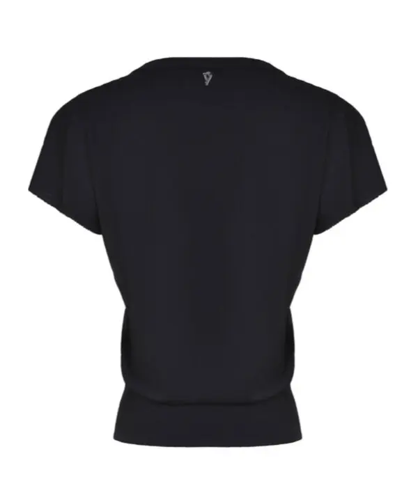 DONDUP V-neck Short-sleeve Knitted Top