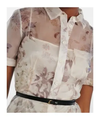 Altuzarra Kiera Floral Silk Midi Dress - Nude