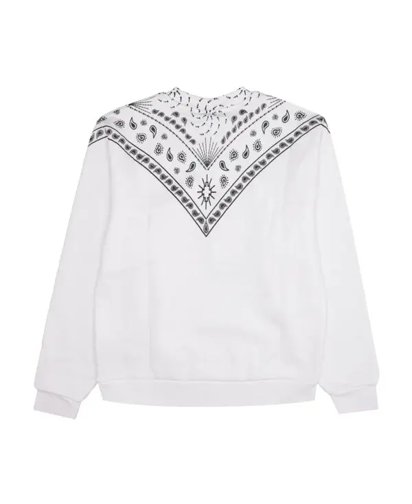 MARCELO BURLON COUNTY OF MILAN Bandana-print Cotton Sweatshirt