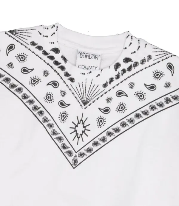 MARCELO BURLON COUNTY OF MILAN Bandana-print Cotton Sweatshirt