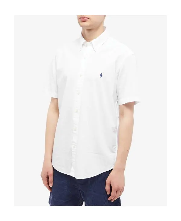 Polo Ralph Lauren Logo Embroidered Short-sleeved Shirt