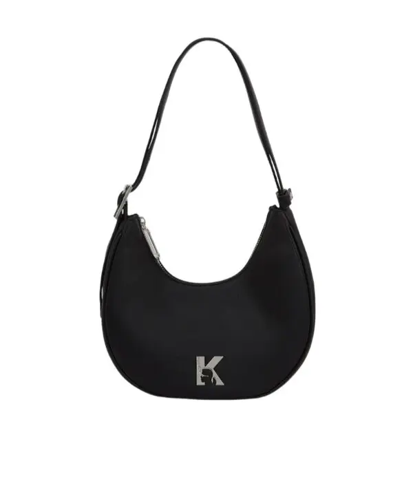 Karl Lagerfeld Twin Strap Moon Bag