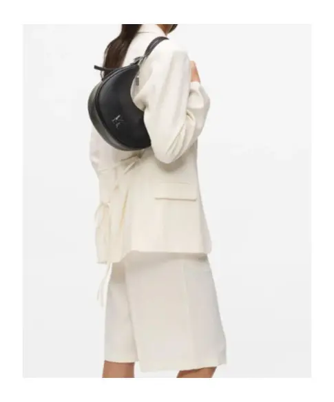 Karl Lagerfeld Twin Strap Moon Bag