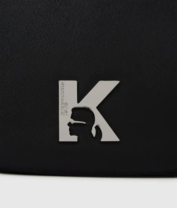 Karl Lagerfeld Twin Strap Moon Bag